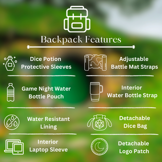 *PRE-ORDER* Game Night Backpack – crescentmoonalchemyco