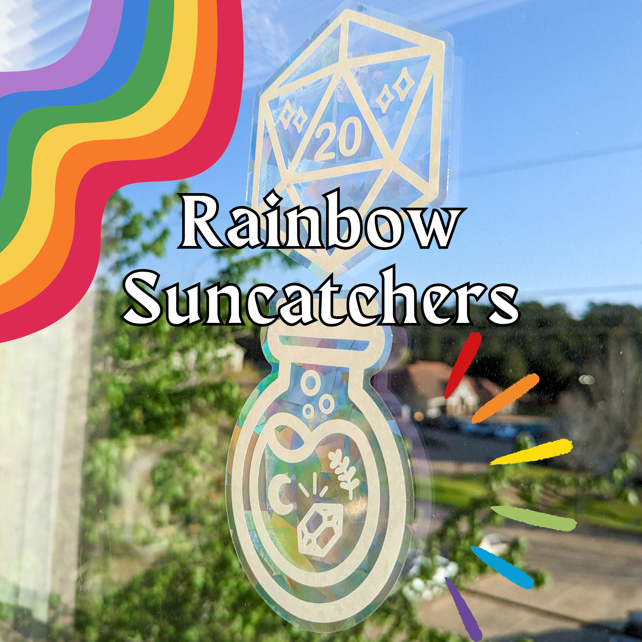 Sun Catcher Window Stickers – crescentmoonalchemyco