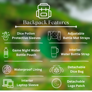 Game Night Backpack – crescentmoonalchemyco